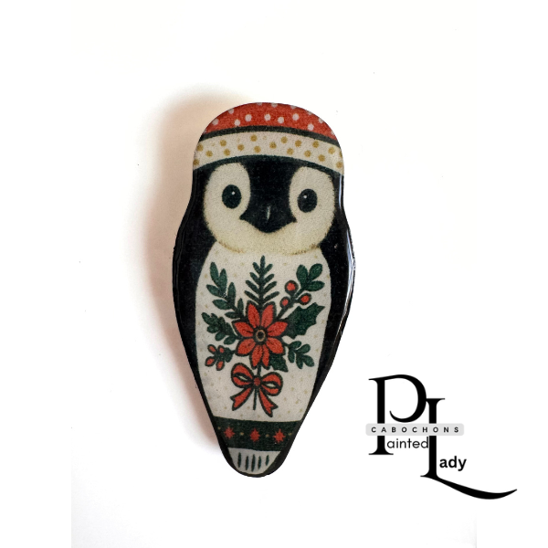 Luna owl #3 – Painted Lady Cabochons